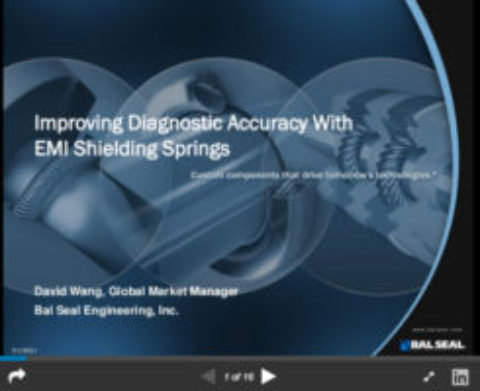 Improving Diagnostic Accuracy with EMI Shielding Springs | Bal Seal ...