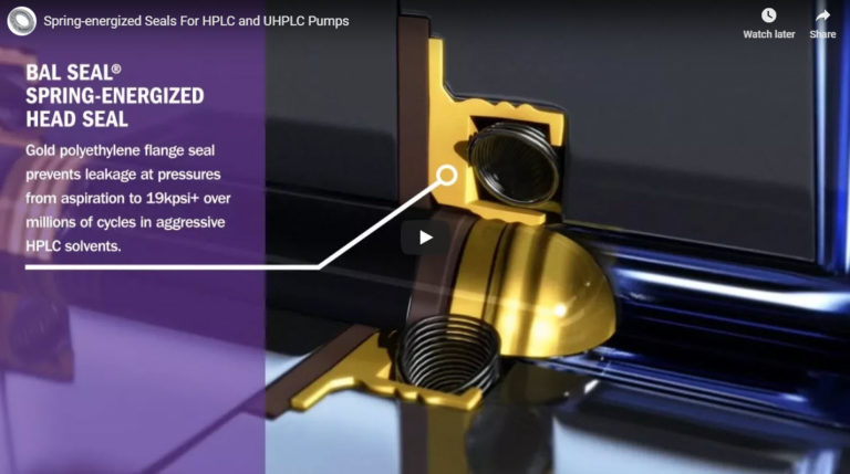 Video: UHPLC and HPLC Pump Seal Features | Bal Seal Engineering