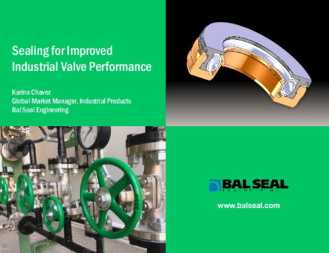 Presentation: Sealing for Improved Industrial Valve Performance | Bal Seal Engineering